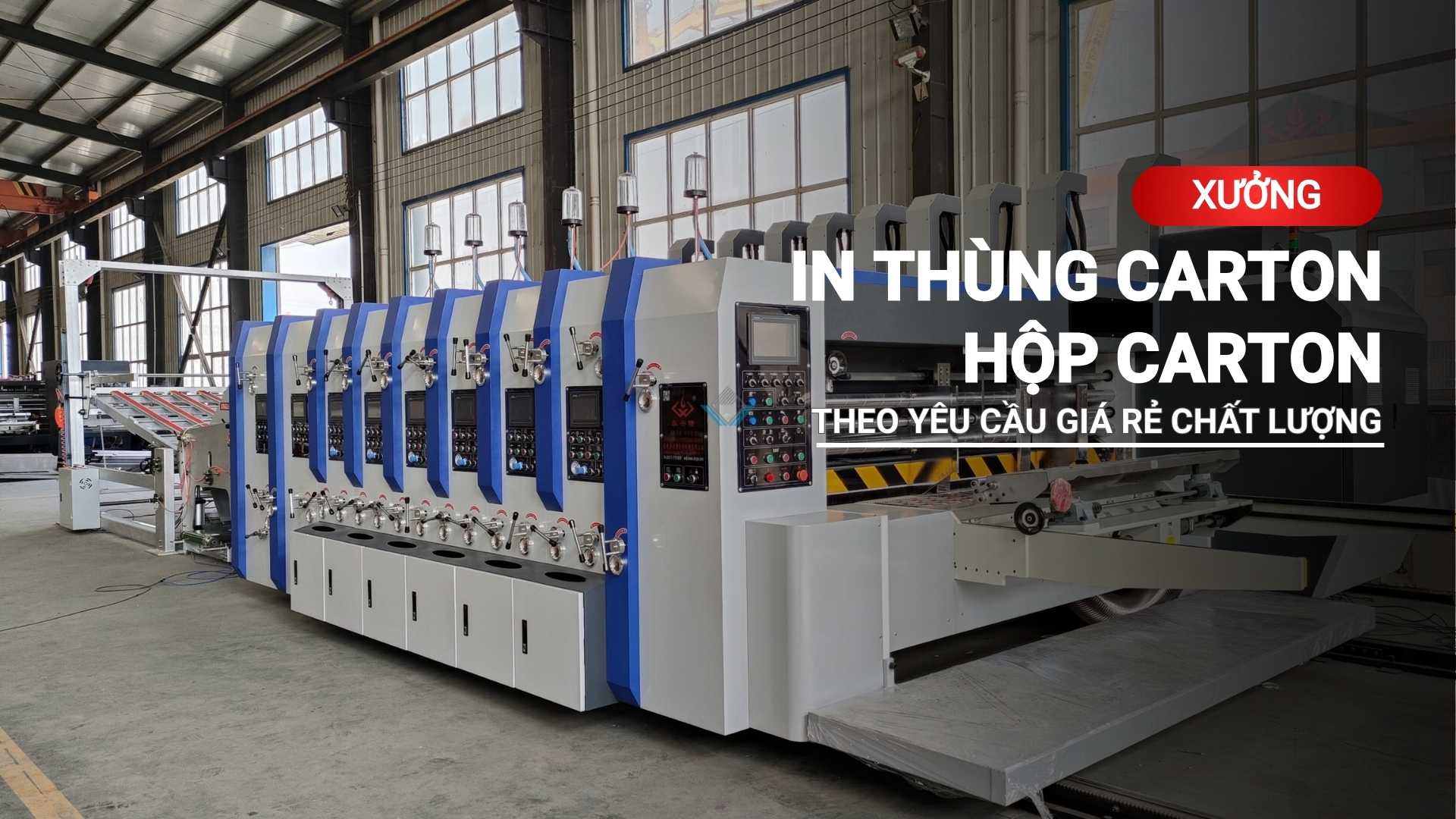 Xưởng in thùng carton, hộp carton theo yêu cầu giá rẻ chất lượng